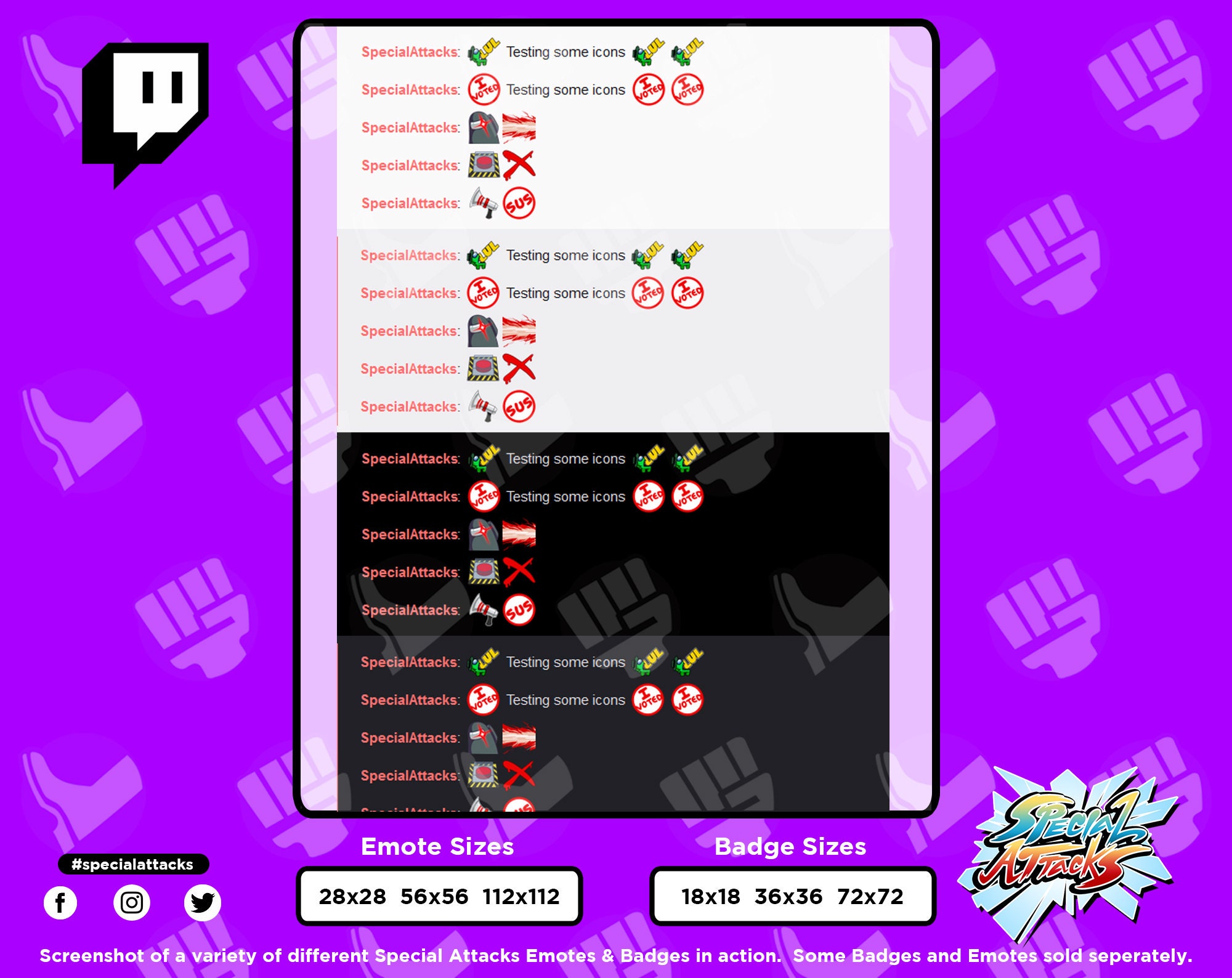 Twitch - Discord Emote | Among Us REPORT - Etsy