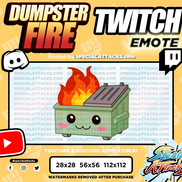 Animated Emote Dumpster - Etsy Canada