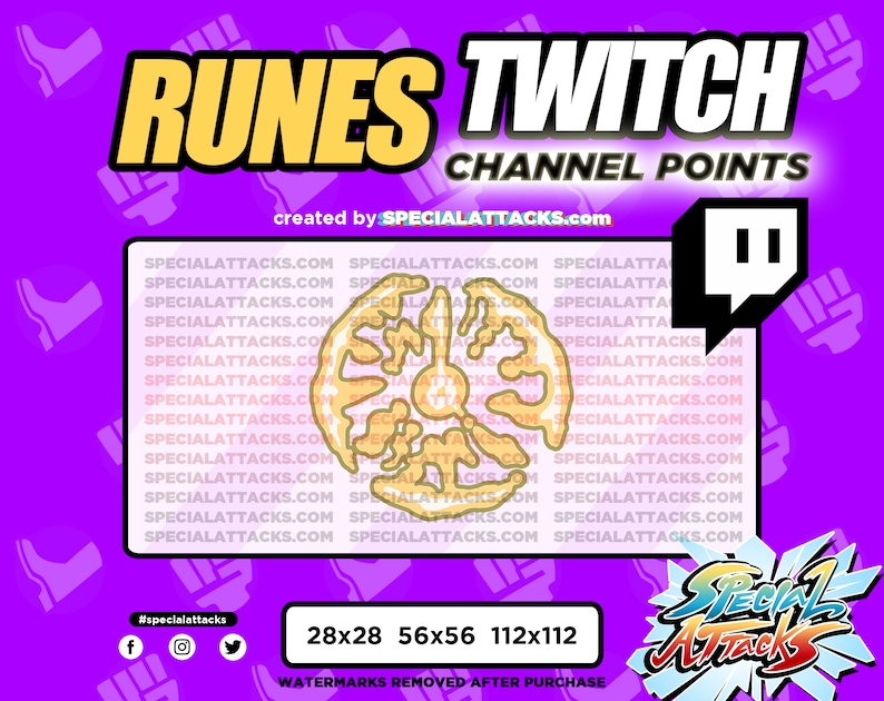 Twitch Channel Points Emote - Runes - Souls - Etsy