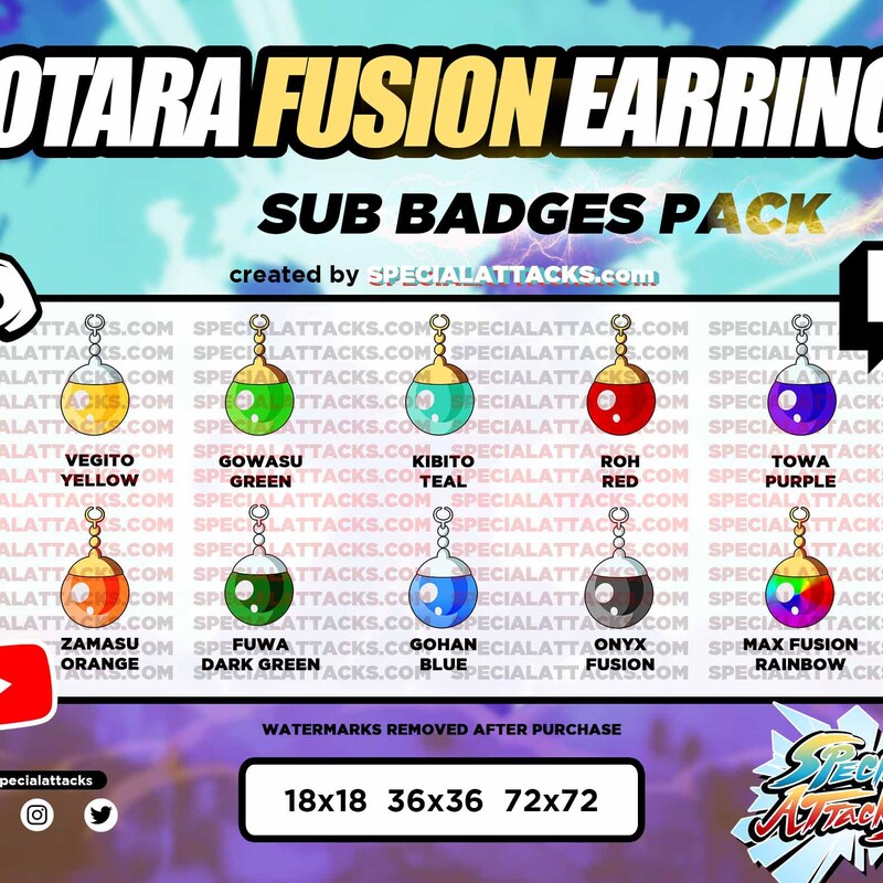 Dragon Ball Potara Earring - Etsy