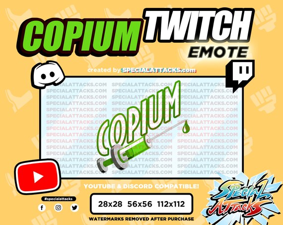 Twitch Discord Emote Copium Coping Big Fail Loser - Etsy