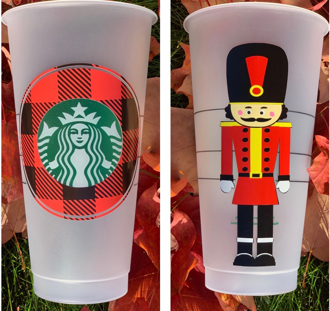 Nutcracker Starbucks Cold Reusable Cup Tumbler, Christmas Gift, Holiday ...