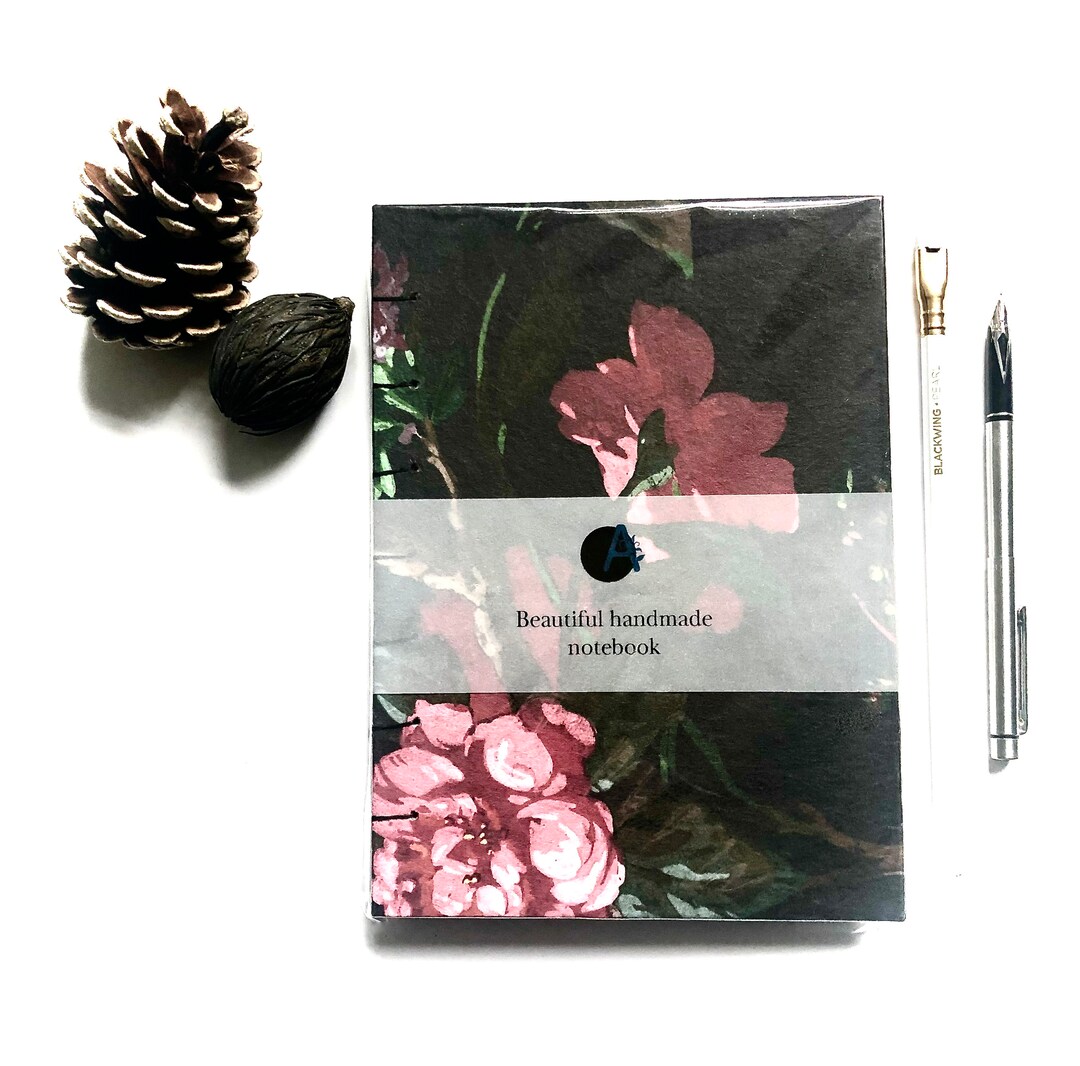 Handmade Coptic Stitch Notebook, Unlined Paper - Etsy