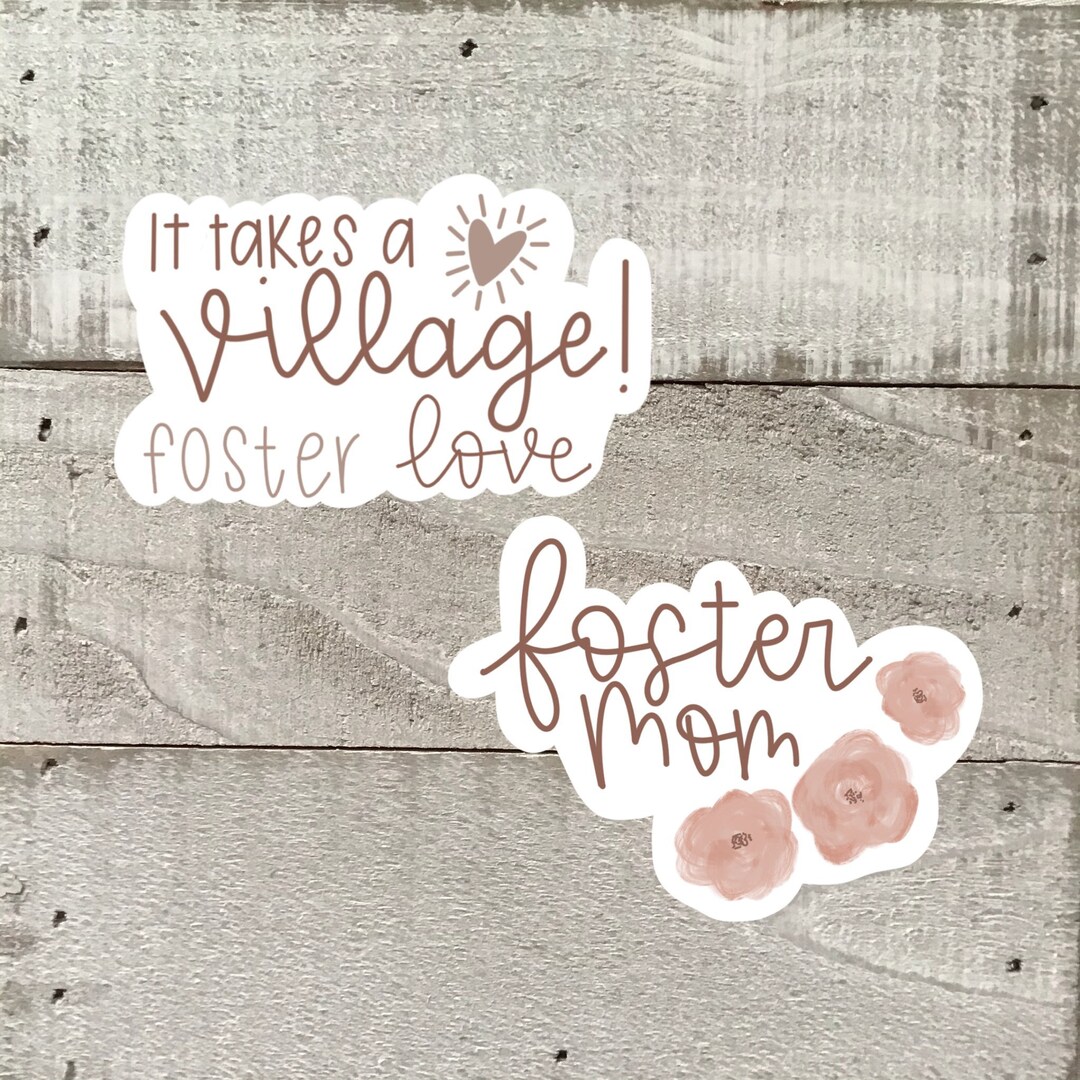 Foster Mom Stickerfoster Parentschild Foster Care Decalit Takes a ...
