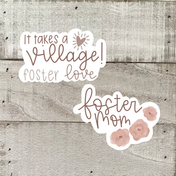 Foster Mom Stickerfoster Parentschild Foster Care Decalit | Etsy