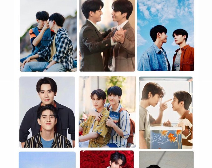 Last Twilight Thai BL Series Set Photocards, Bookmarks/photostrips ...