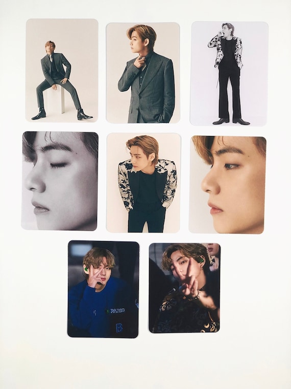 BTS V Cut Photocards set Kpop BTS Taehyung | Etsy