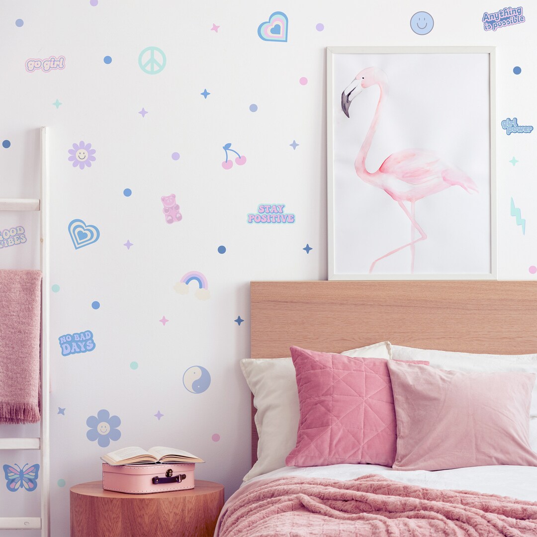 Danish Pastel Wall Deca| | Preppy Girls Bedroom Wall Stickers ...