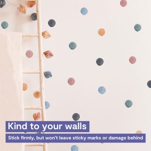 Boho Watercolour Polka Dot Wall Stickers for Kids’ Bedroom, Nursery ...