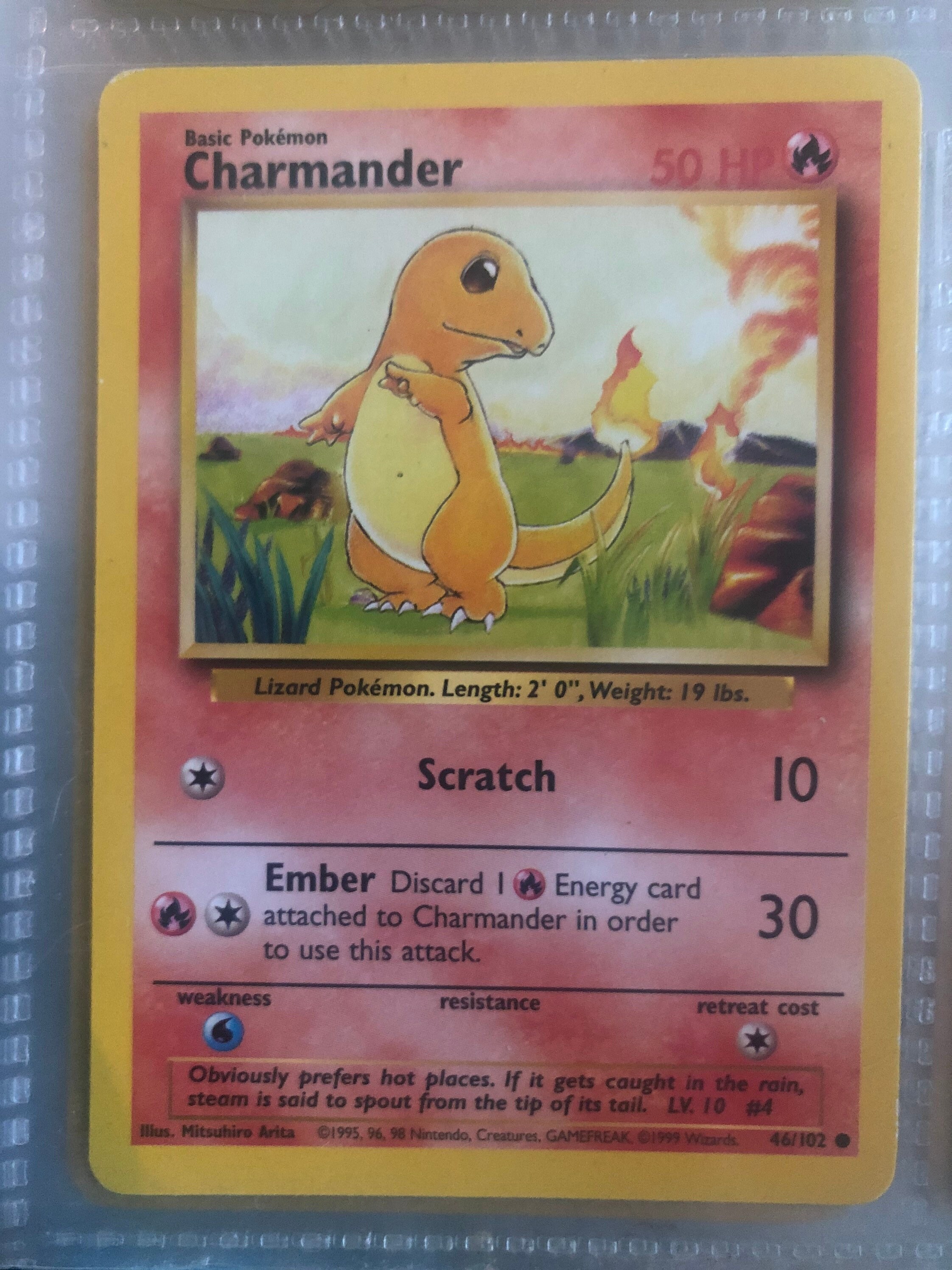 Charmander Original Card Printable Cards