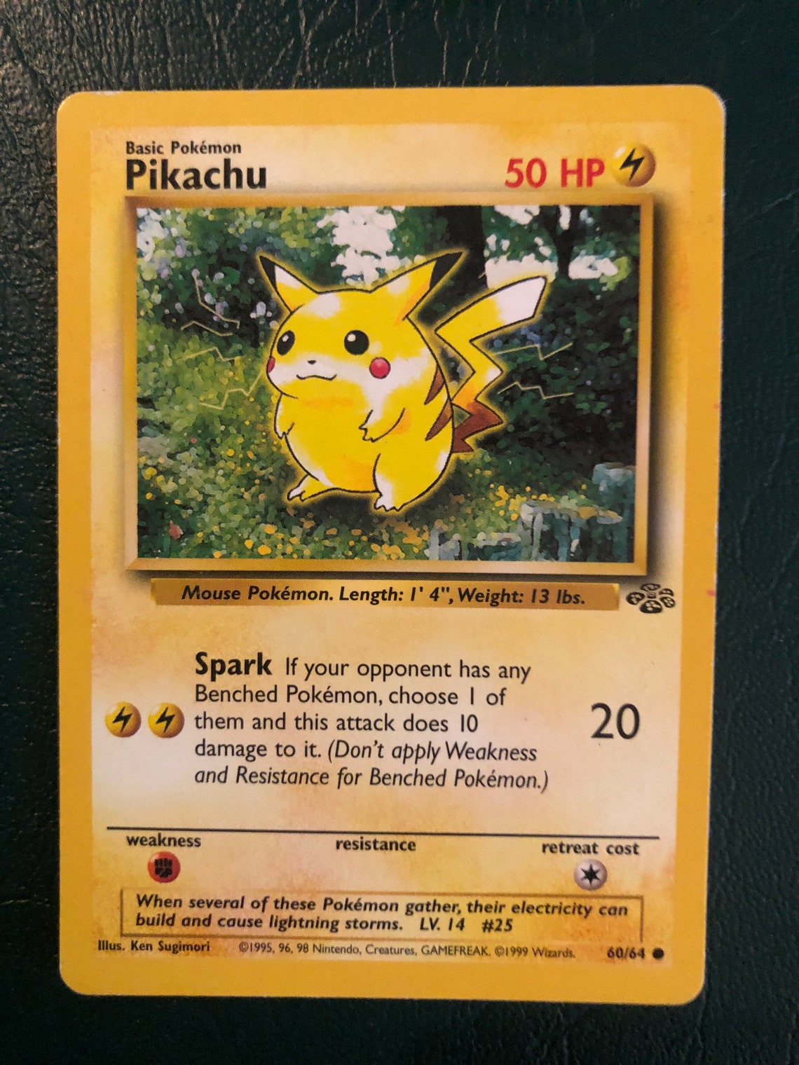Pikachu 60 64 Pokemon Card Etsy pikachu-60-64-pokemon-card-etsy