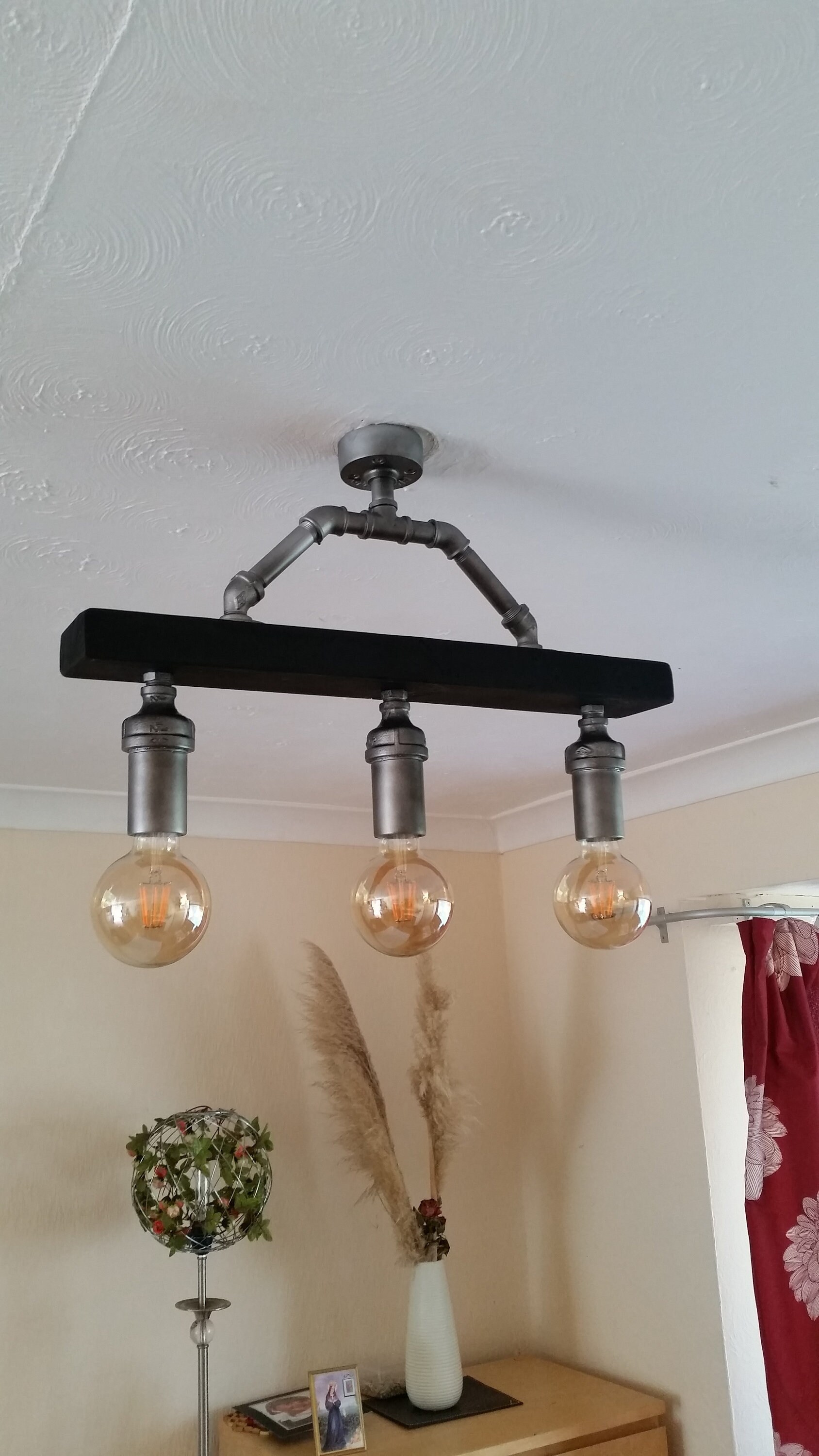 Modernised Industrial Handmade Ceiling Lamp - Etsy