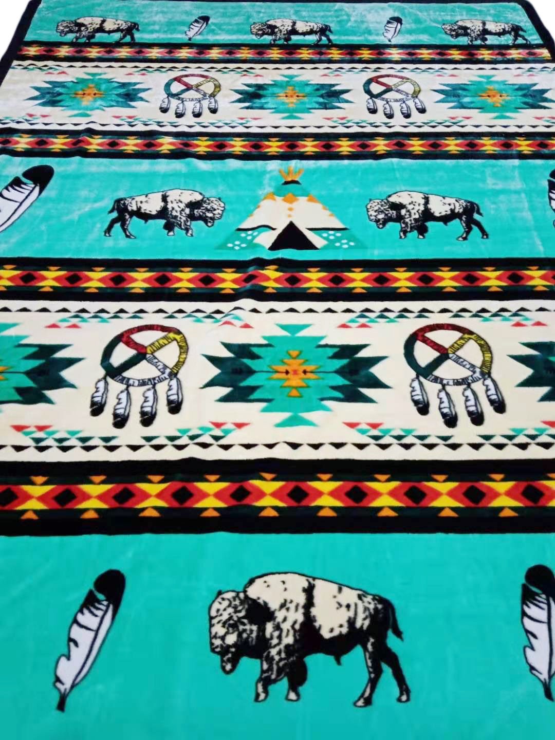 American Indian Buffalo Blanket - Etsy