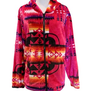 Native American Style Design Plush Adult Jacket Zip-up Hoodies - Etsy