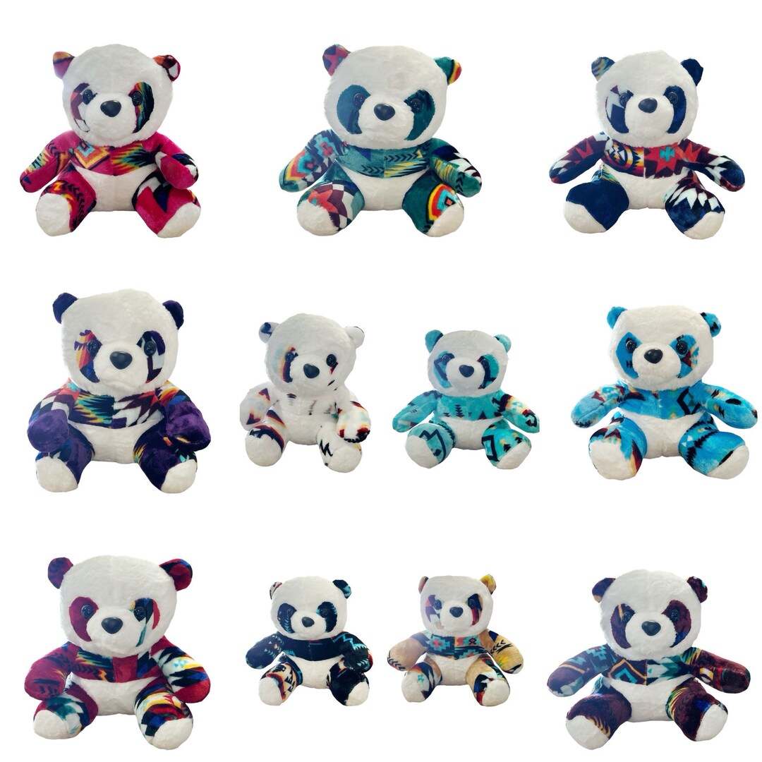Southwest Native American Design Panda Plushies Stuffed Animal Toy ...