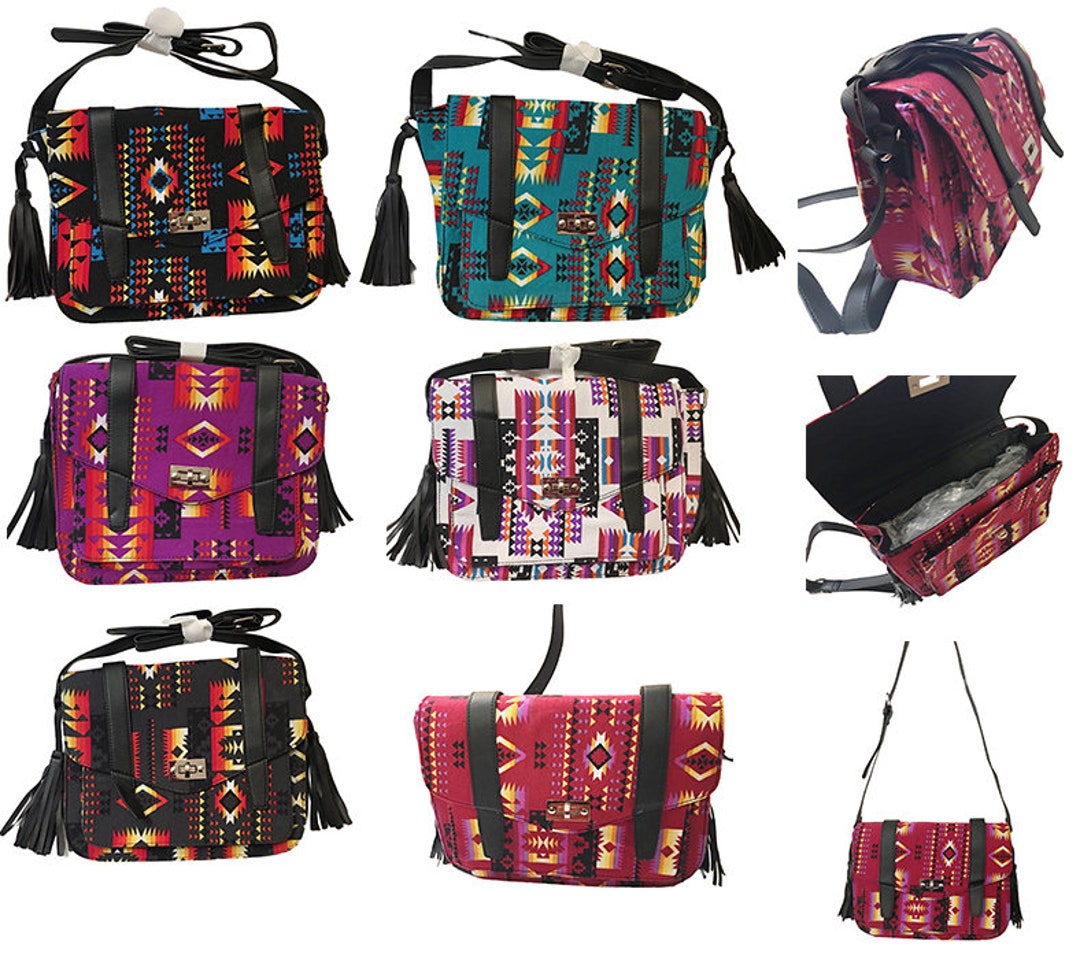 Native American Design Crossbody Messenger Bag and Purse - Etsy
