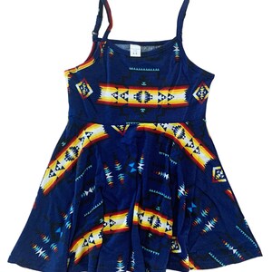 Southwest Native American Style Design Kids Summer Dress Suspender ...
