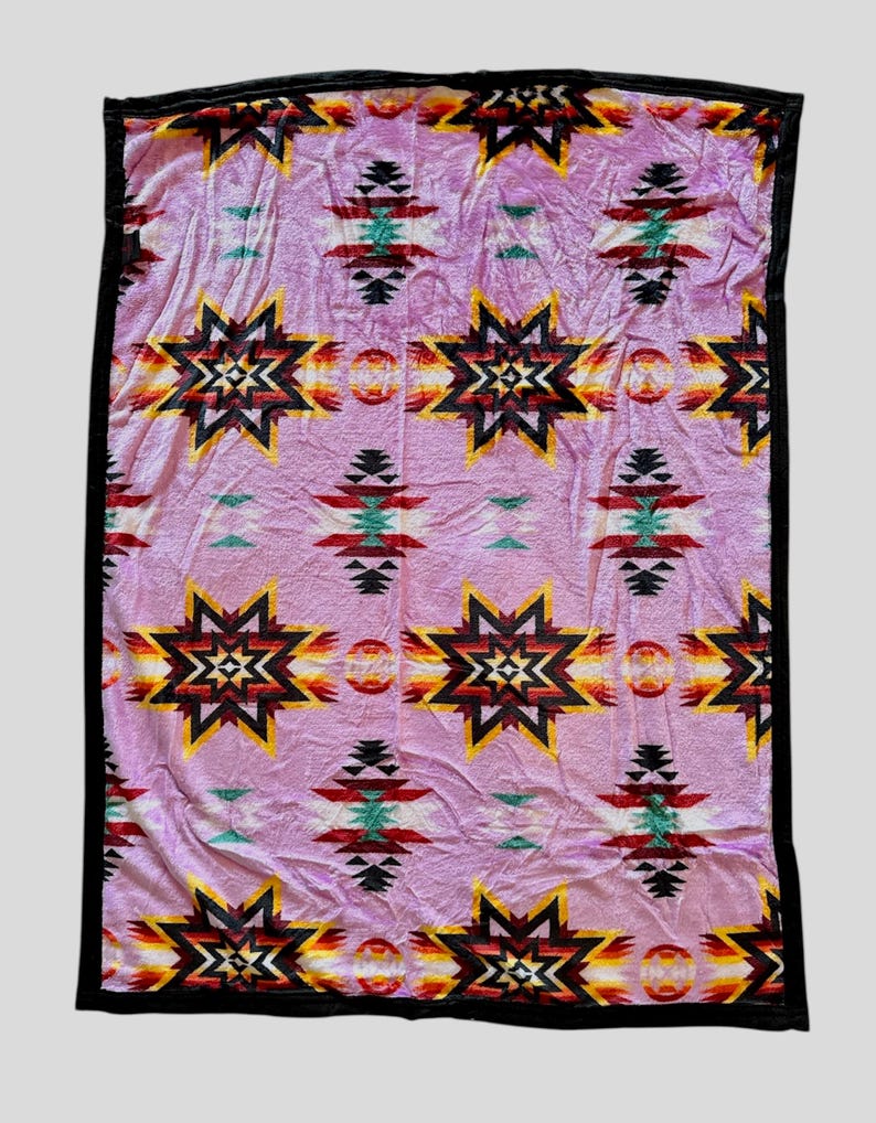 Native American Style Design Super Soft Infant- Receiving Blankets Baby ...