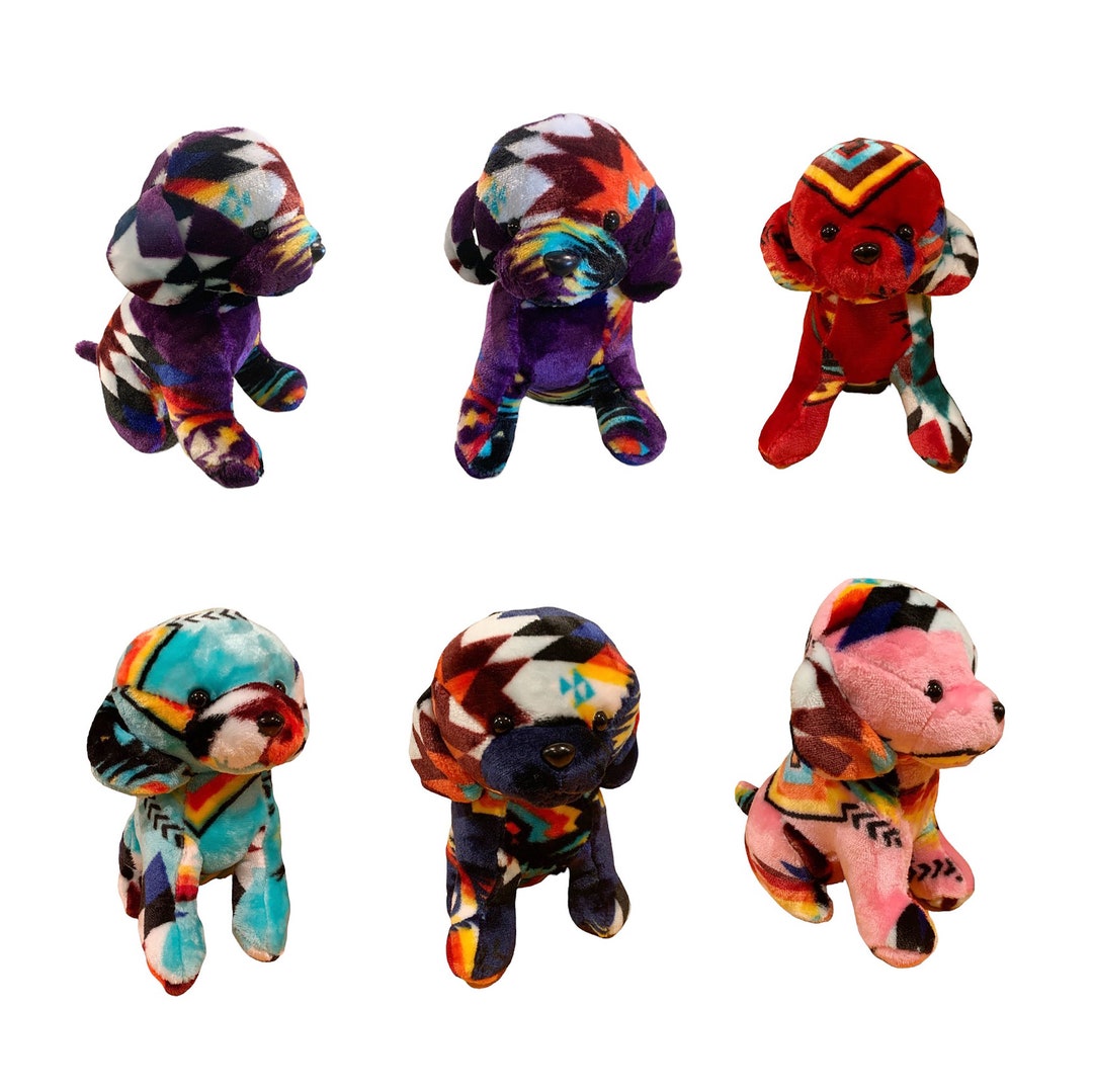Native American Style Design Soft Dog Puppy Stuffed Animals Toys for ...