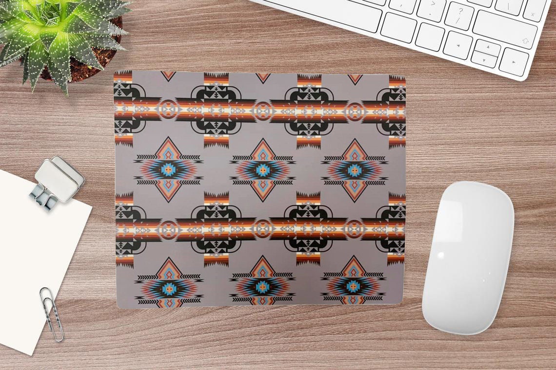 Native American Mouse Pad Pu Leather Desk Protector Mat - Etsy