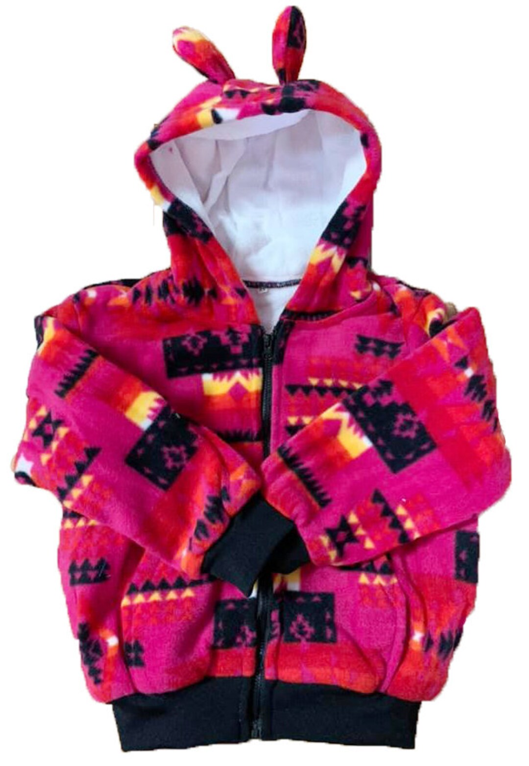 Southwest Style Fleece Kids Jacket - Etsy