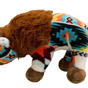 Native American Design Super Soft Buffalo Stuffed Animals Toy for Gifts ...