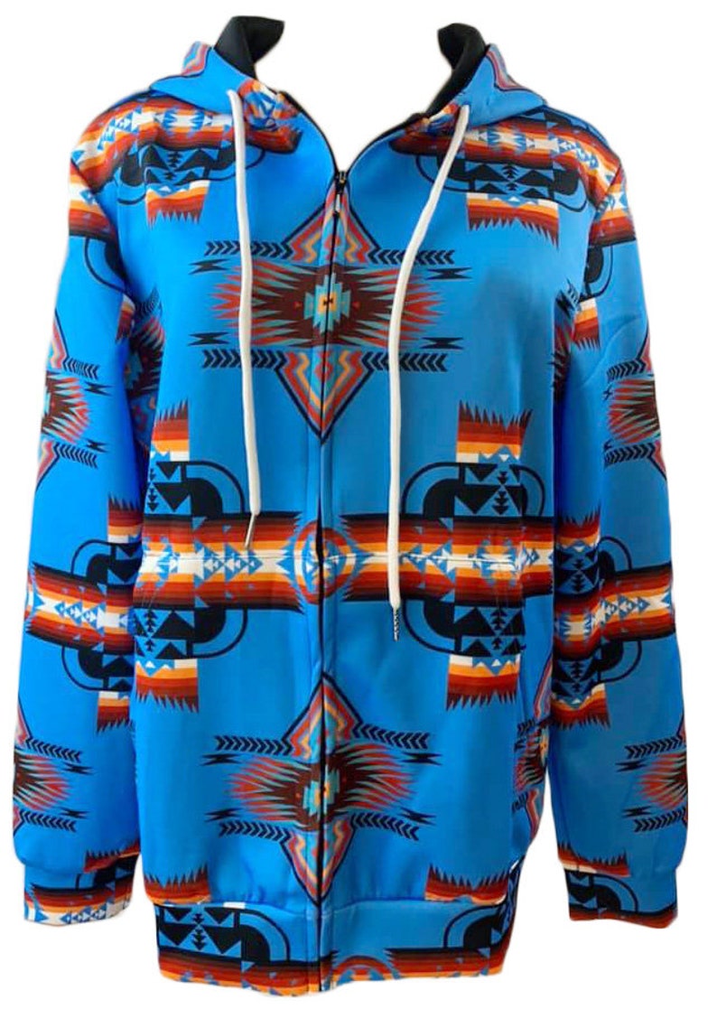 Native american design zipper jacket | Etsy