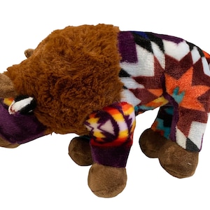 Native American Design Super Soft Buffalo Stuffed Animals Toy for Gifts ...