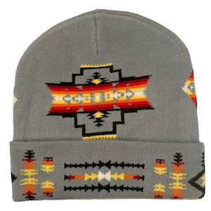 Native American Style Design Beanies Gloves Winter Hats Gloves - Etsy