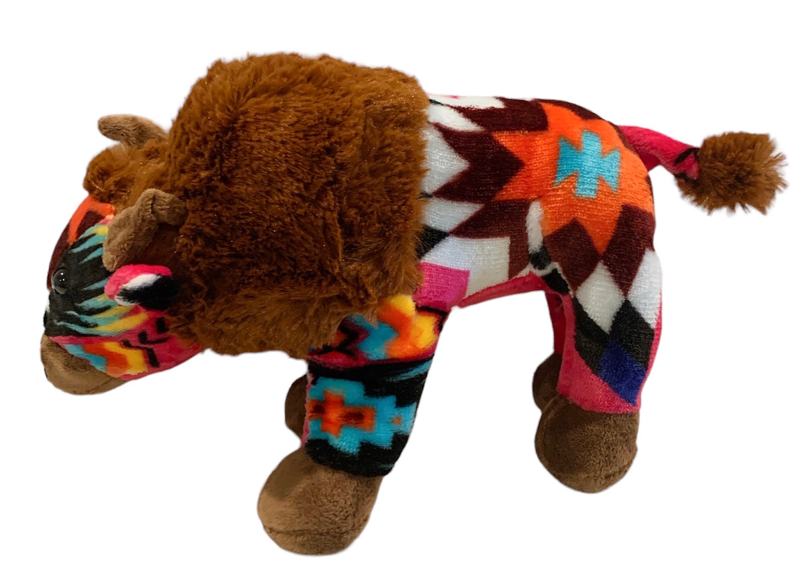 Native American Design Super Soft Buffalo Stuffed Animals Toy for Gifts ...