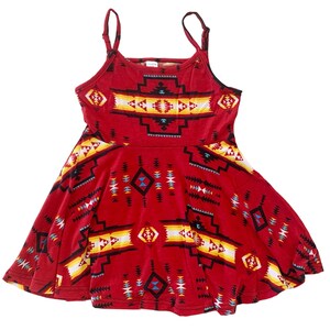 Southwest Native American Style Design Kids Summer Dress Suspender ...