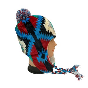 Native American Design Super Soft Kids Beanies With Warm Sherpa Hats ...
