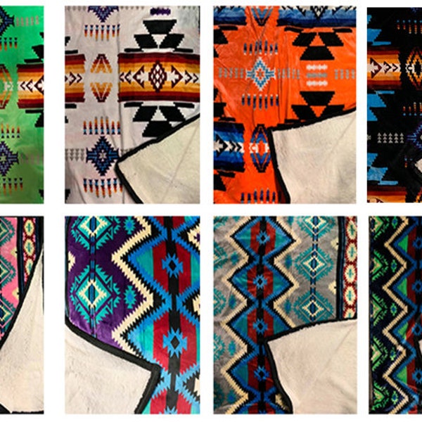 Native American Blankets Plush - Etsy