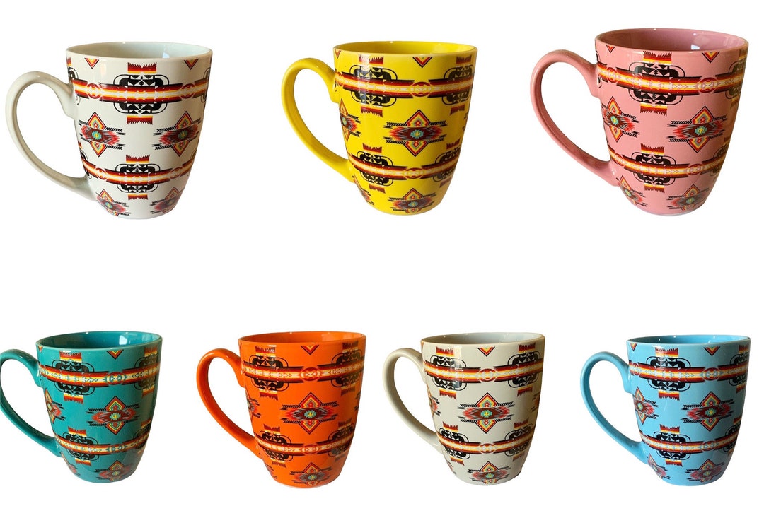 Southwest Native American Design Coffee Mug/cup - 375ml/12.7oz for ...
