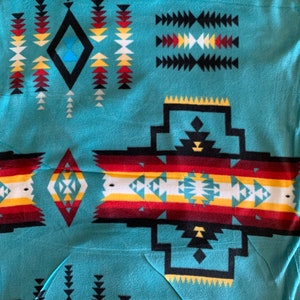 Southwest Native American Style NEW DESIGN Fleece Blanket (NOT Super ...