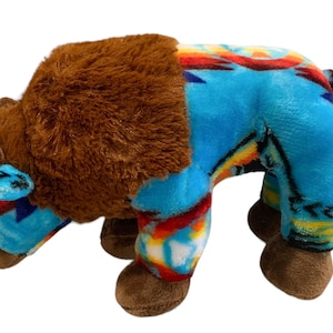 Native American Design Super Soft Buffalo Stuffed Animals Toy for Gifts ...