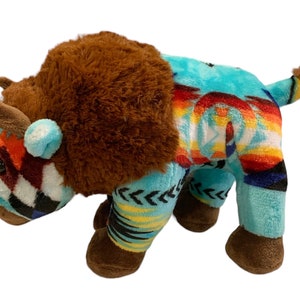 Native American Design Super Soft Buffalo Stuffed Animals Toy for Gifts ...