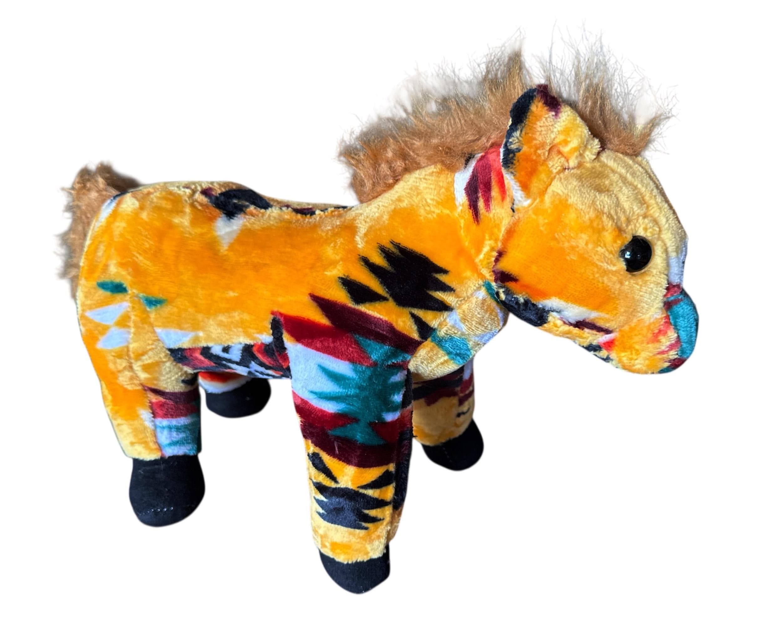 Native American Design Super Soft Plush Horse Stuffed Animal Toy for ...