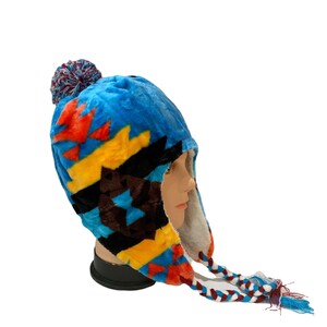 Native American Design Super Soft Kids Beanies With Warm Sherpa Hats ...