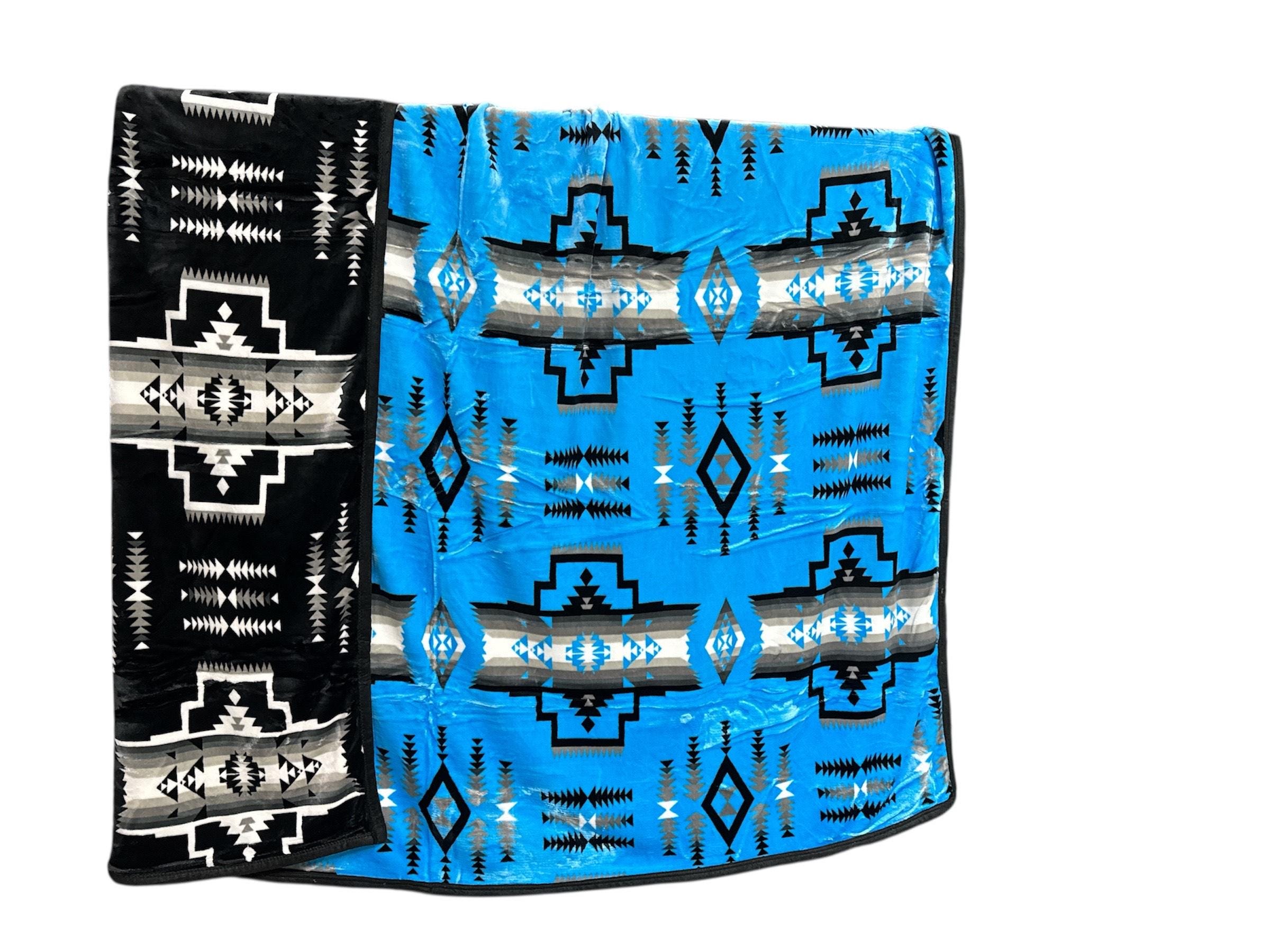 Native American Style Design Super Soft Plush Reversible Full Size ...