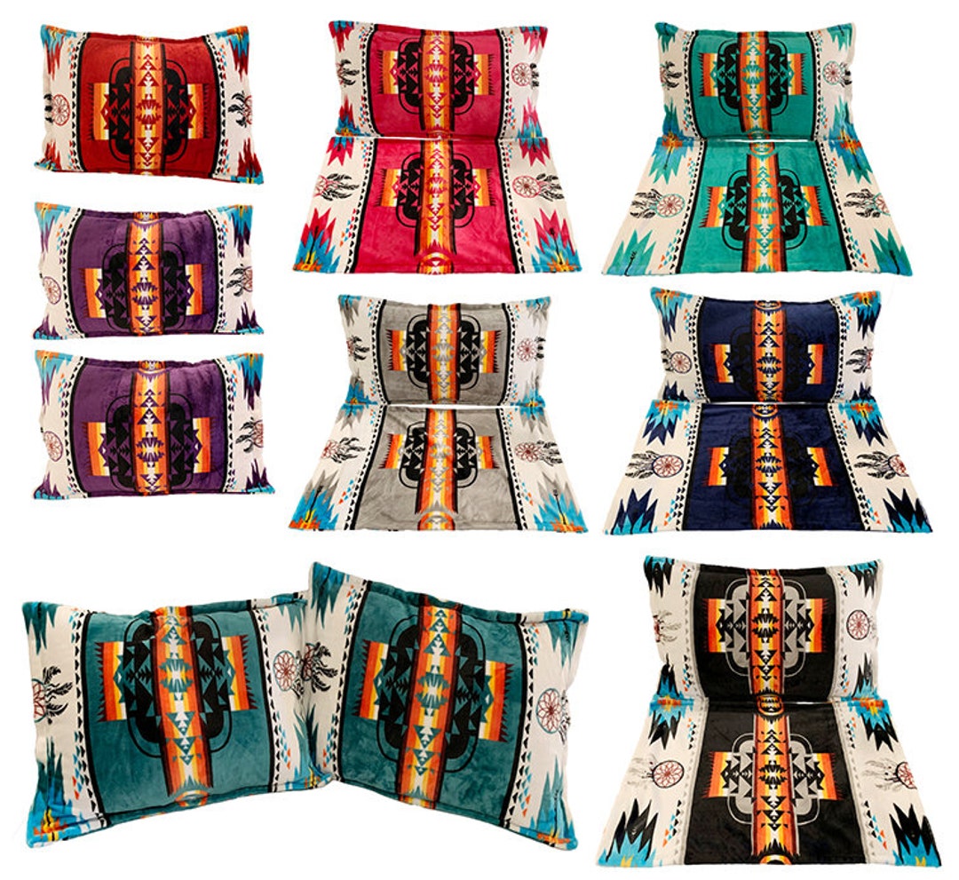 Southwest Native Style Super Soft Pillow Case Set 2ps for Christmas ...