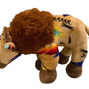 Native American Design Super Soft Buffalo Stuffed Animals Toy for Gifts ...