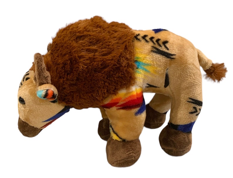 Native American Design Super Soft Buffalo Stuffed Animals Toy for Gifts ...