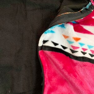Native American Style Design Super Soft Fleece Sherpa Lining Kids ...