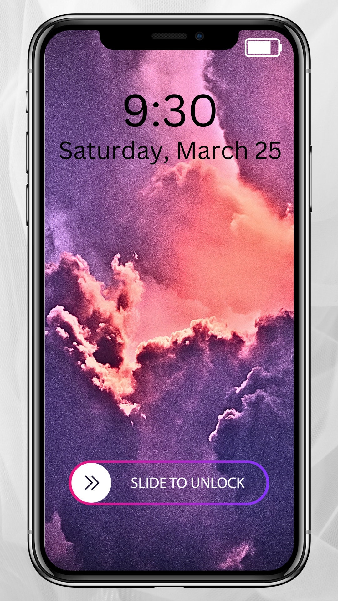 Instant Download, Digital Download, Phone Wallpaper, Background, Cloud ...