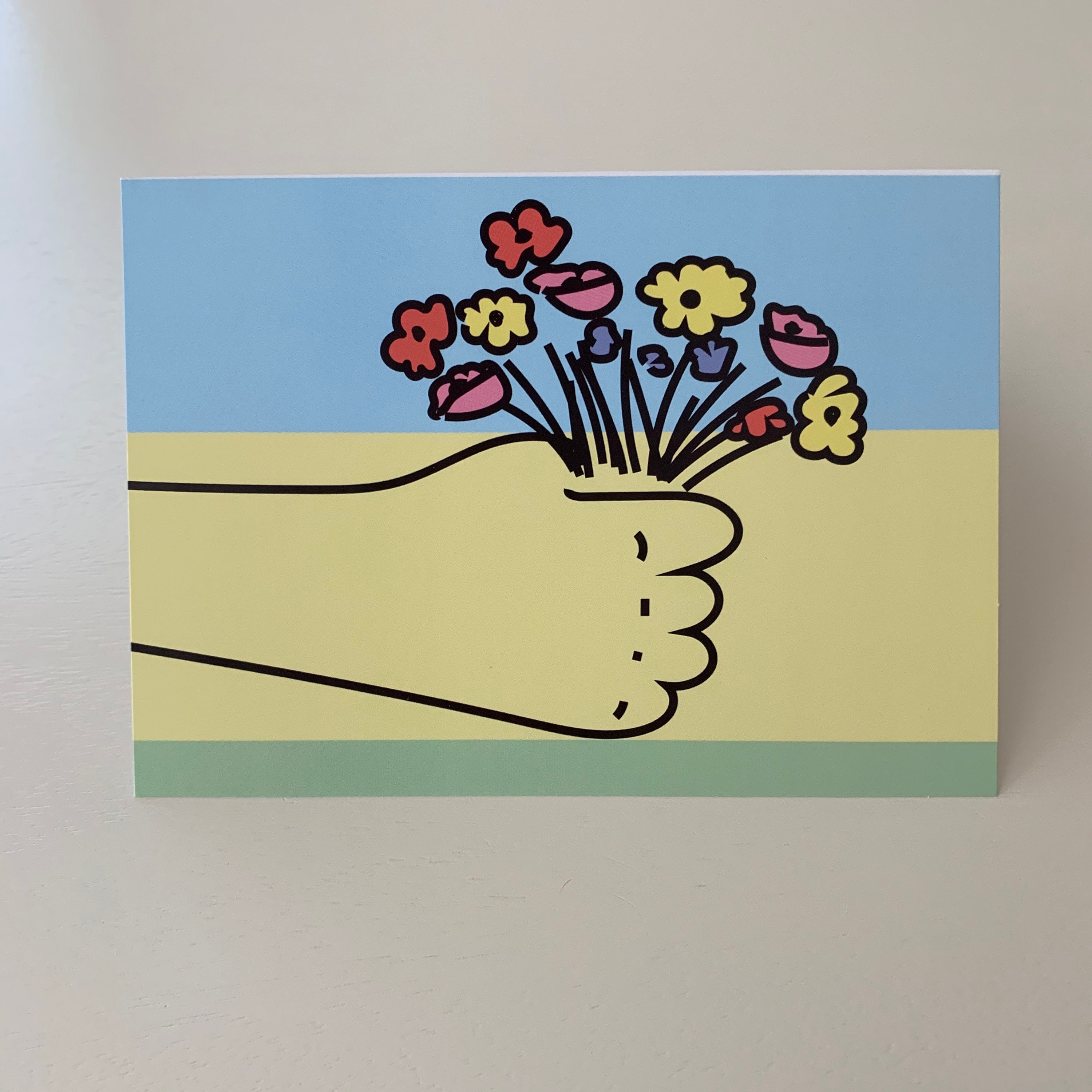 I Got You Flowers Card Etsy