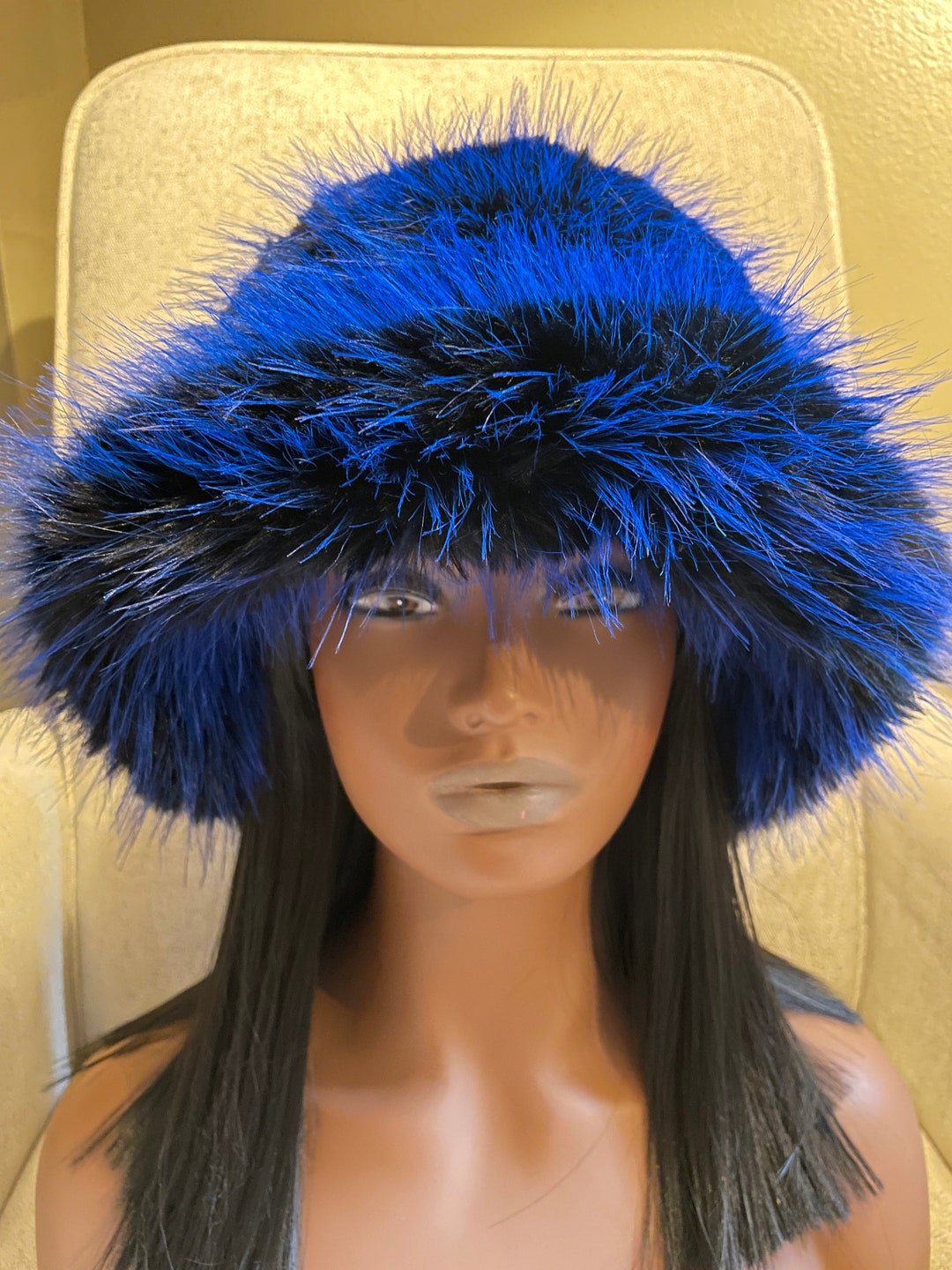 Incredibly Soft Fur Fluffy Fuzzy Bucket Hat -vegan Fur Hat -festival ...