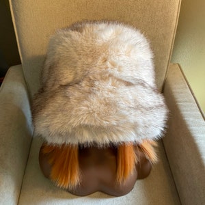 Incredibly Soft Extra Thick Fur Fluffy Fuzzy Bucket Hat -vegan Fur Hat ...