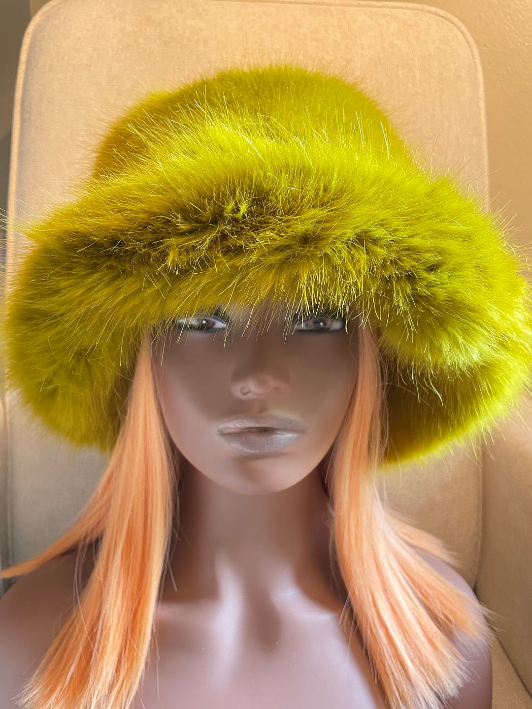 Incredibly Soft Fur Fluffy Fuzzy Bucket Hat -vegan Fur Hat -festival ...