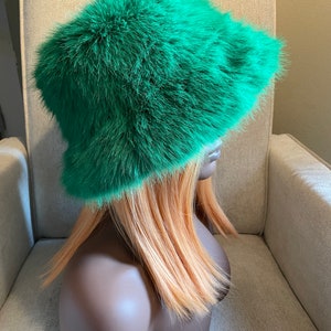 Incredibly Soft Fur Fluffy Fuzzy Bucket Hat -vegan Fur Hat -festival ...